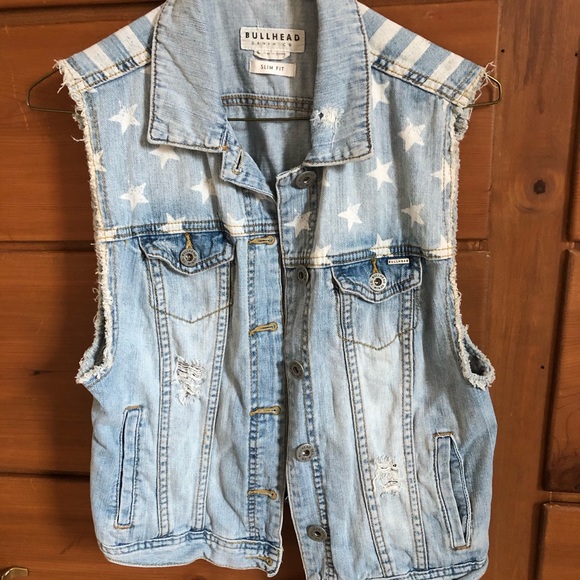 Bullhead | Jackets & Coats | American Flag Vest | Poshmark